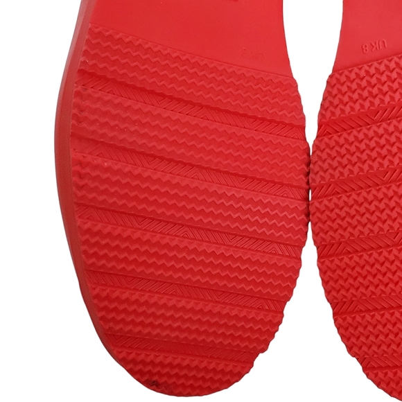 Hunter | Shoes | New Hunter Womens Original Play Slide On Clog Logo Red ...